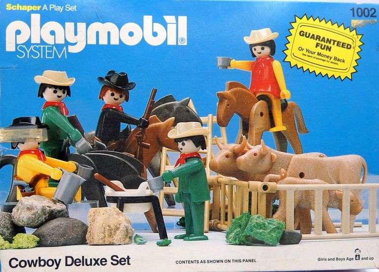 Playmobil System 1980 Cowboy Deluxe Set - Auction Ohio