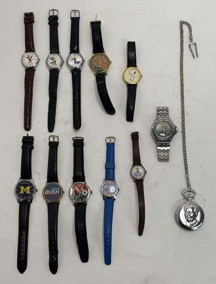 GROUP OF CHARACTER WATCHES. - Auction Ohio