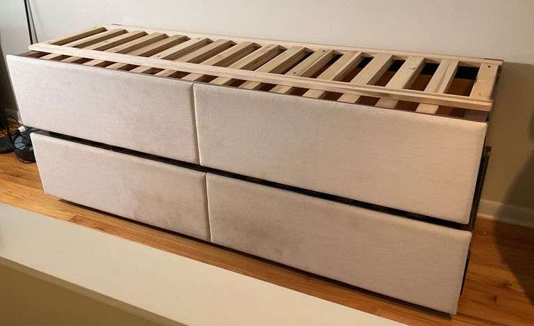 Queen Size Under Bed Storage System with Drawers - Auction Ohio