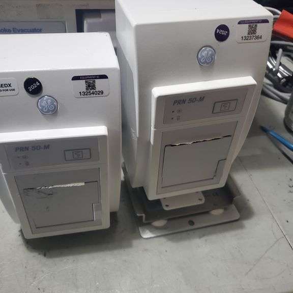 Lot of 8 GE PRN 50-M THERMAL MEDICAL DIGITAL PRINTER - Auction Ohio