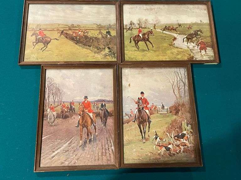 Fox Hunting Scene Prints - Auction Ohio