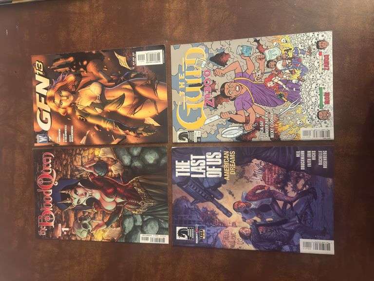 The Blood Queen No. 1 / Gen 13 No.2 / The Last of Us No. 4 / The Guild Zaboo - Auction Ohio