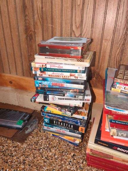 Various DVDs and Book Assortment - Auction Ohio