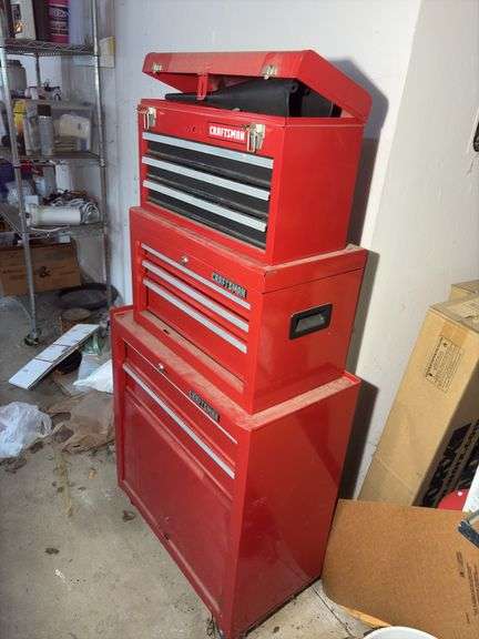 Stackable Craftsman Tool Cabinets - Auction Ohio
