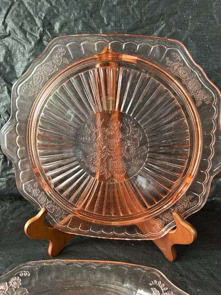 Mayfair Open Rose Pink Depression - Auction Ohio