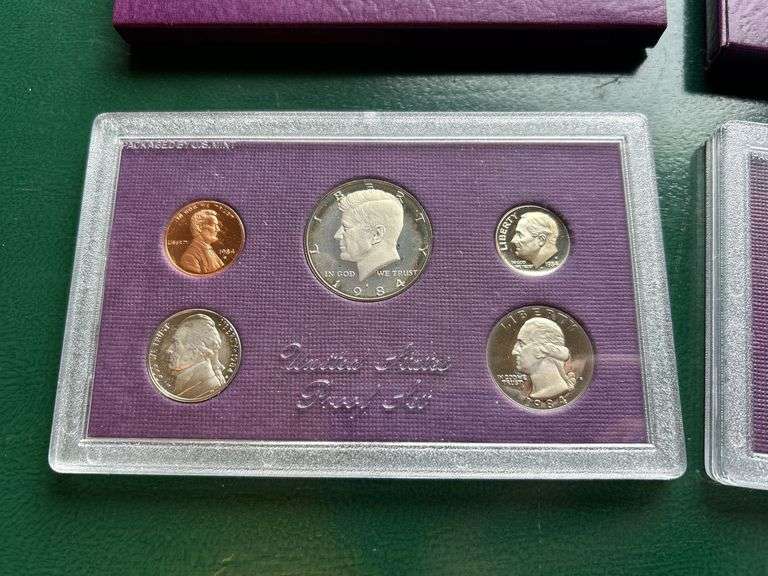 1984-1986 United States Proof Sets - Auction Ohio