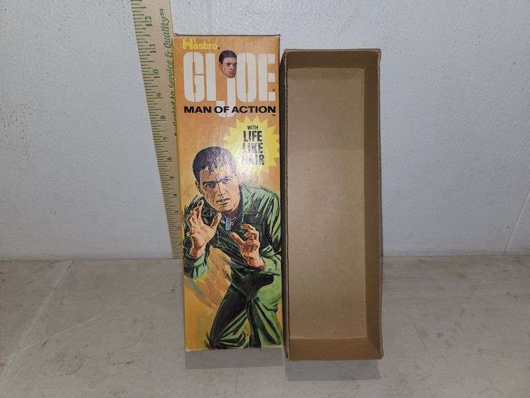 1970 Hasbro Empty Box GI Joe Man Of Action [Box Only] - Auction Ohio