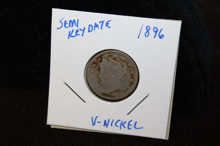1896 U.S. V Nickel - Auction Ohio