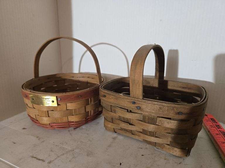 Assorted long of burker baskets - Auction Ohio