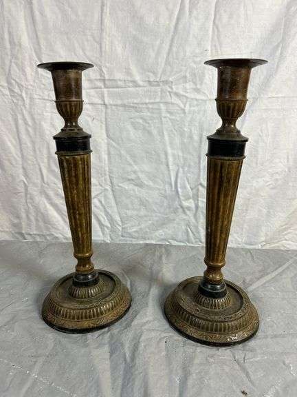 Decorative Metal Candlesticks - Auction Ohio