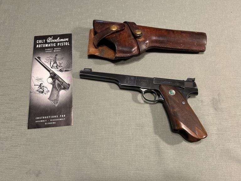 Colt Woodsman Automatic 22 Cal. Pistol/Long Rifle - Auction Ohio