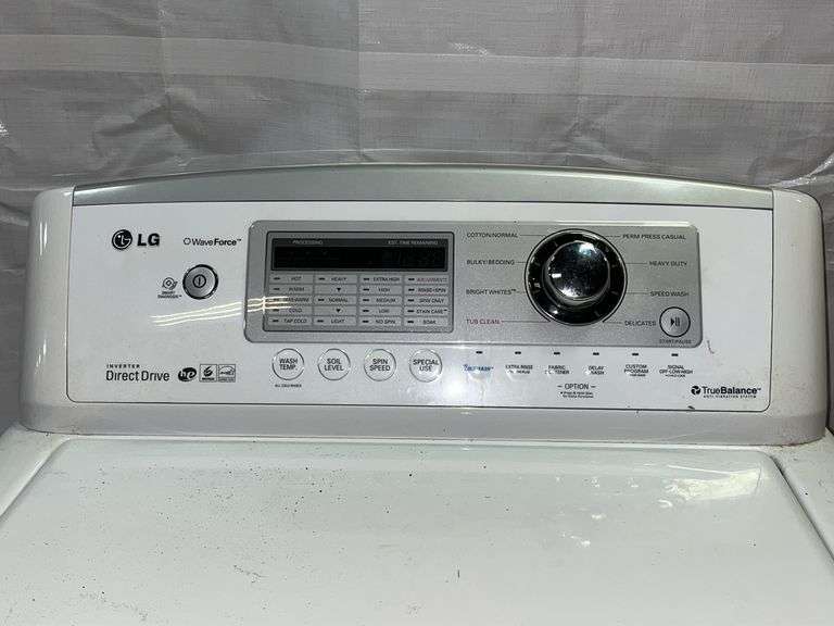 LG Waveforce Washer - Auction Ohio
