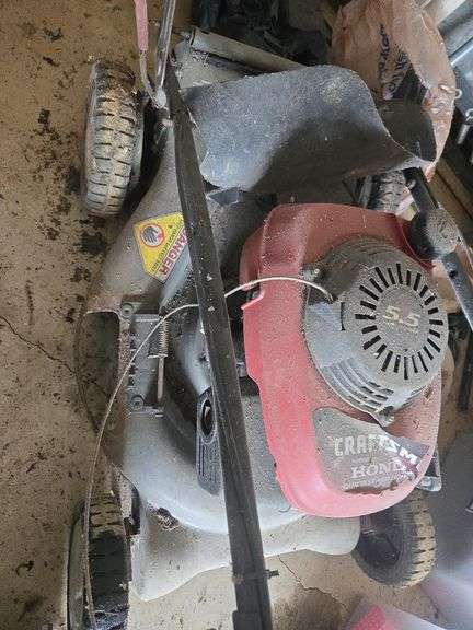 Craftsman push mower with honda engine - Auction Ohio