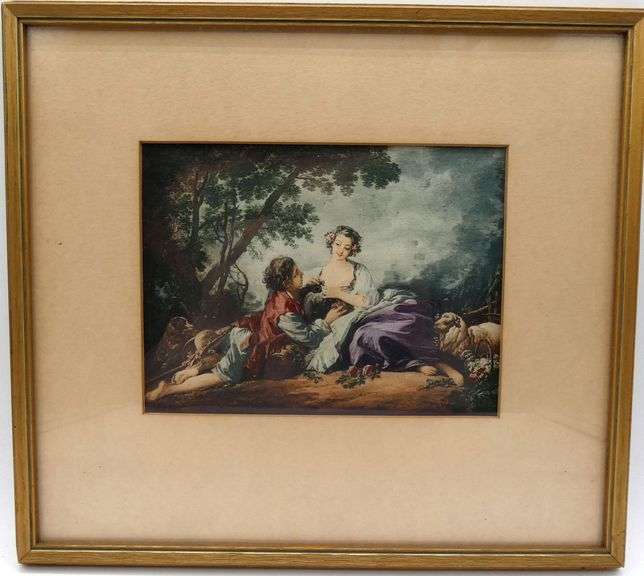 Hand Colored Lithograph - Auction Ohio