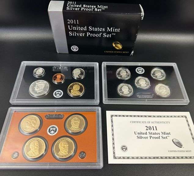2011 S U.S. Mint Silver Proof Set - Auction Ohio