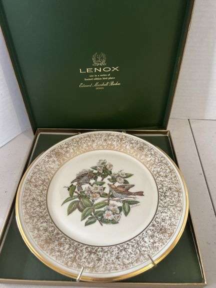 Lenox Wood Thrush Plate - Auction Ohio