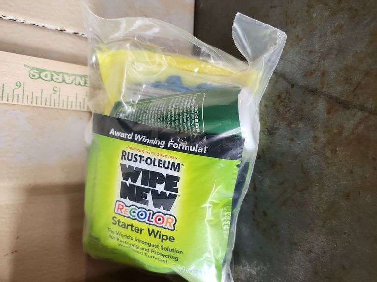 Rust-Oleum Wipe New Recolor Starter Wipe Kit - Auction Ohio