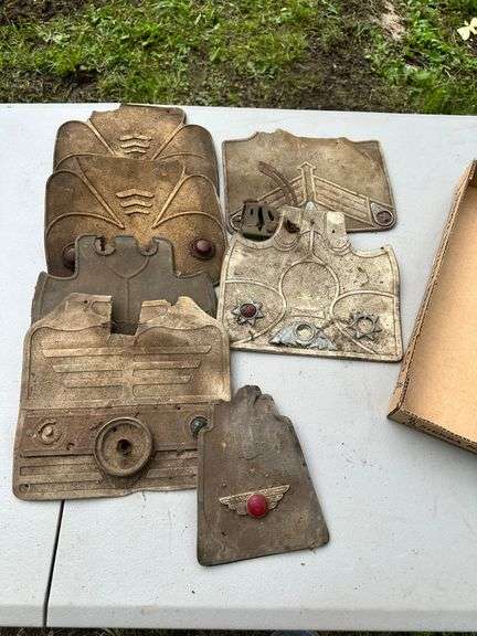 Assorted Vintage Mud Flaps with Reflectors - Auction Ohio