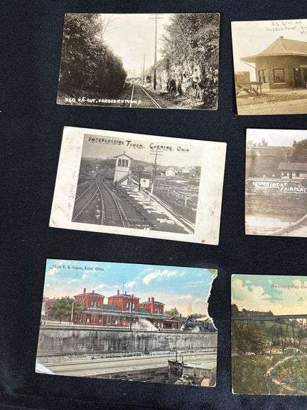 Antique Railroad Post Cards - Auction Ohio