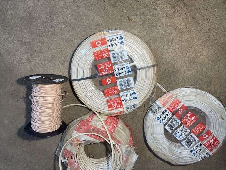 Three Rolls of 14-2 Electrical Wire - Auction Ohio