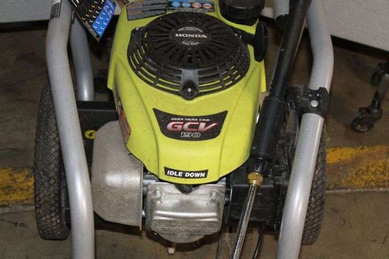 Ryobi 3100 PSI 2.5 GPM Gas Pressure Washer with Honda Engine - Auction Ohio