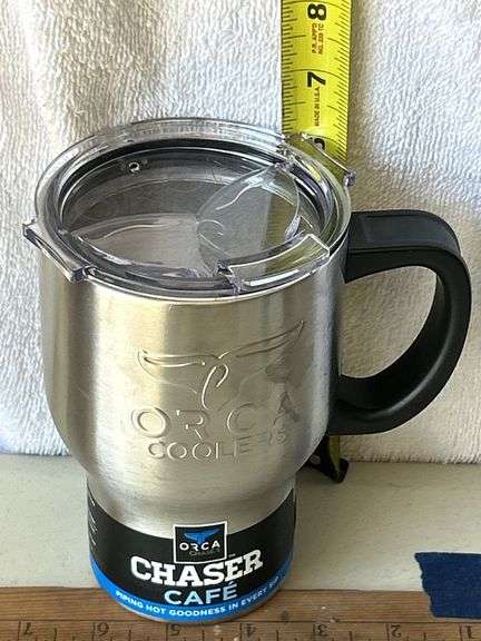 Orca Chaser 20 oz. Stainless Steel U.S.A. Made Tumbler Cup Team Cafe ...