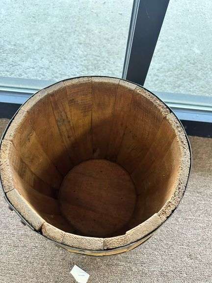 Wooden Barrel (Open Top) 24” - Auction Ohio