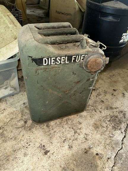 Metal Diesel Fuel Can - Auction Ohio