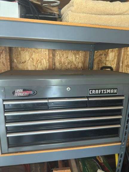 Large Craftsman Special Edition tool chest. 80 years. No key. Ball ...