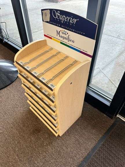 Superior Threads Display Rack - Auction Ohio