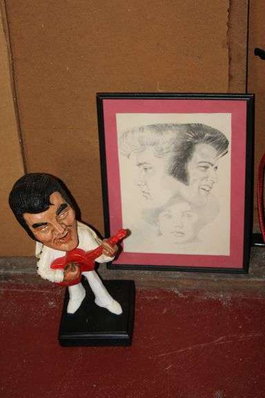 Elvis Figure & Sketch - Auction Ohio