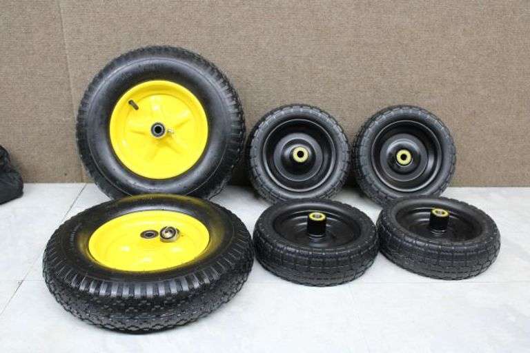 AR-PRO 10-Inch Flat-Free Tires – 4 Pack, Plus Additional Wheels ...