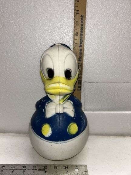 Vintage Donald Duck Roly Poly Toy - Auction Ohio