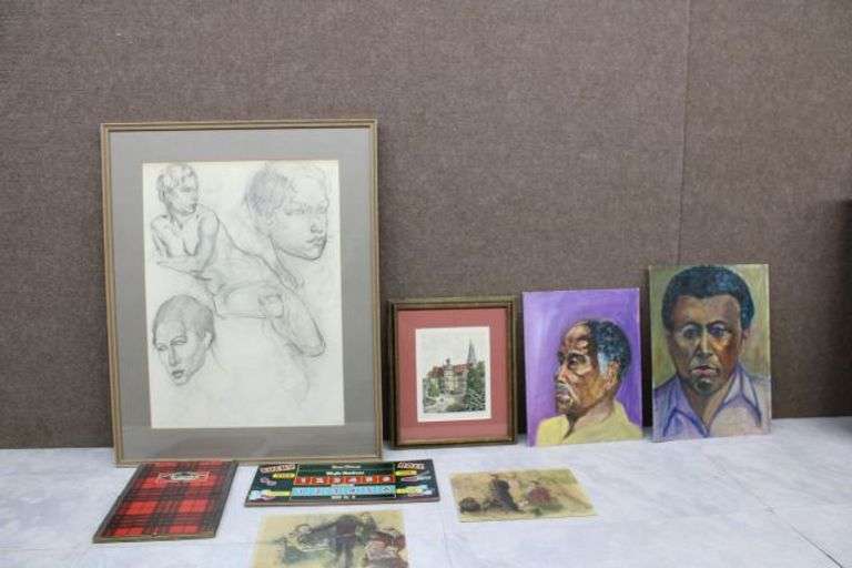 Various Artworks Including Paintings and Prints - Auction Ohio