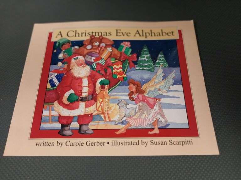 A Christmas Eve Alphabet by Carole Gerber (1995 First Edition Softcover ...