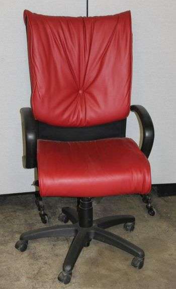 SitOnIt Seating Glove Exec High-Back Swivel Chair in Vienna Ruby ...