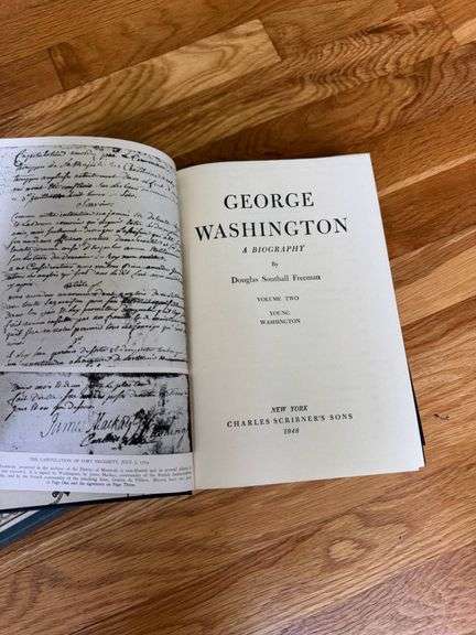 George Washington Biography 6-Volume Set by Douglas Southall Freeman in ...