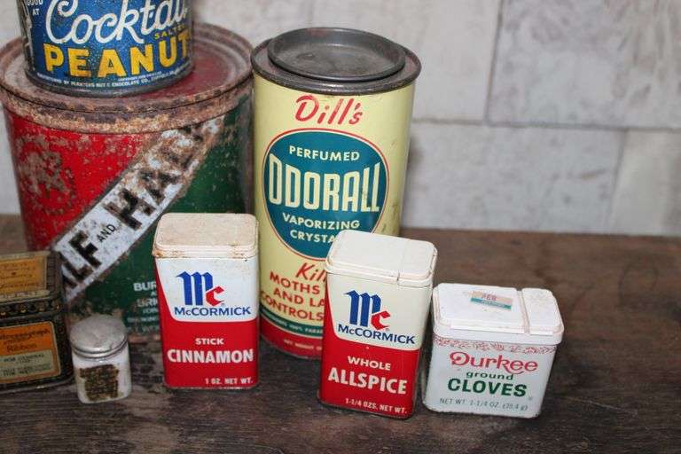 Vintage Tin Collection - Auction Ohio