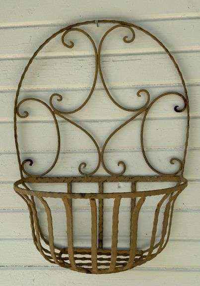 Decorative Metal Wall-Mounted Baskets - Auction Ohio
