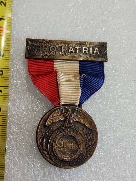 City Of New Bedford Pro Patria Medal For Duty Well Performed During The ...