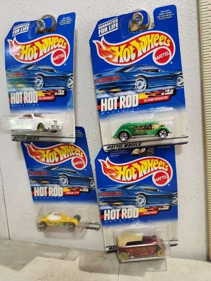 2000 Hot Wheels Hot Rods 1-4 #8, 7, 6, 5 - Auction Ohio