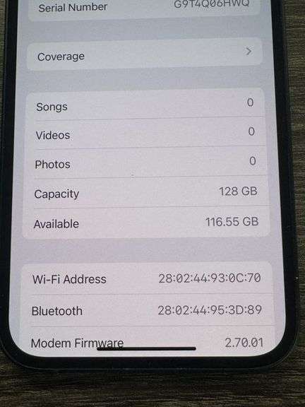 Apple iPhone 13, Model MLA23LL/A, 128GB, iOS 16.5 - Auction Ohio