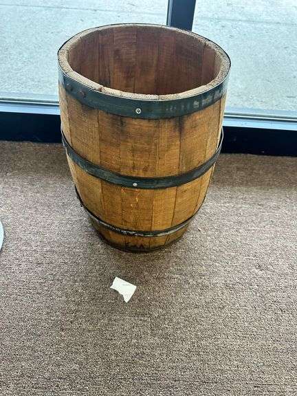 Wooden Barrel (Open Top) 24” - Auction Ohio