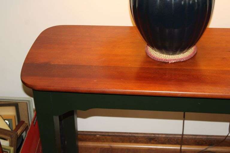 Two-Tone Console Table - Auction Ohio