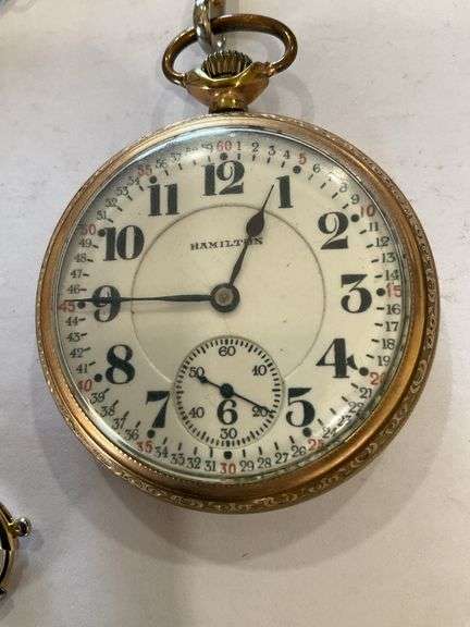 Vintage Hamilton Pocket Watch, Railroad Grade - Auction Ohio