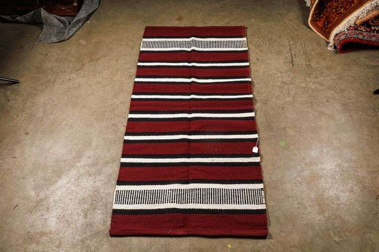 Vintage Woven Rug - Auction Ohio