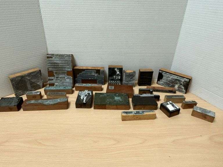 Letterpress Blocks - Auction Ohio