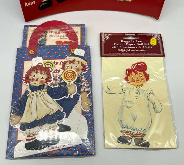 Raggedy Ann Paper Dolls - Auction Ohio