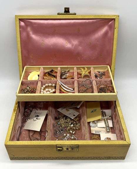 Jewelry Box FULL of Costume Jewelry - Auction Ohio