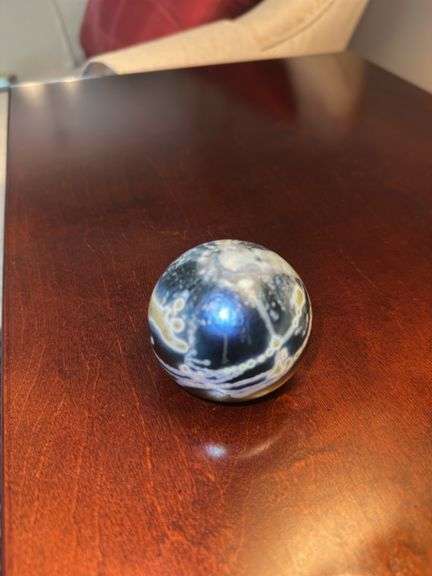 Signed art glass paperweight-Don Drumm Studios - Auction Ohio